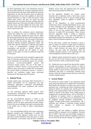 Continuous query processing for mobile users | PDF