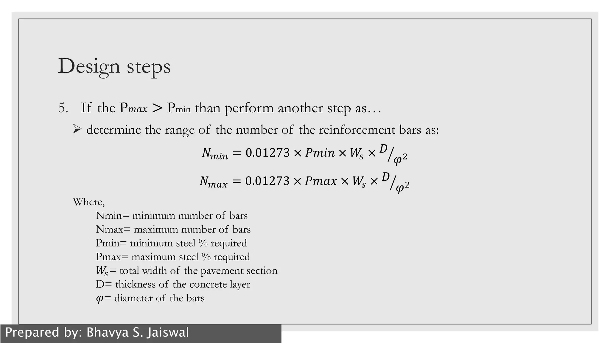 Continuous reinforced rigid pavement | PPTX