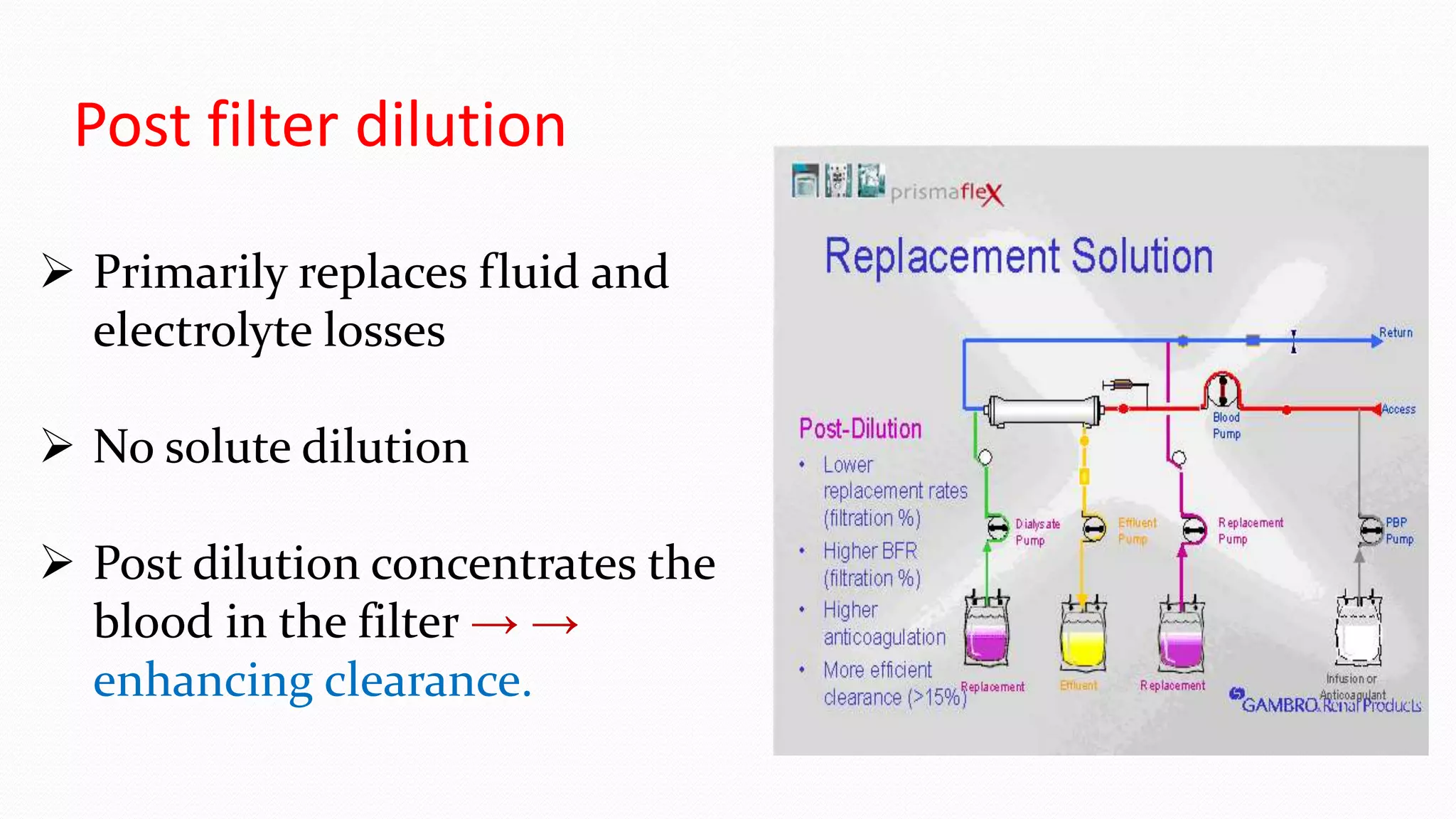 Continuous renal replacement therapy crrt | PPTX
