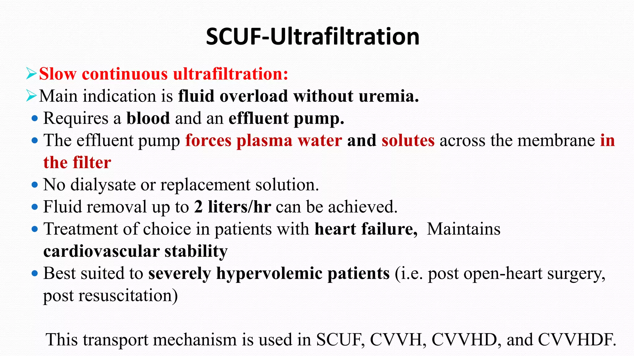 Continuous renal replacement therapy crrt | PPTX