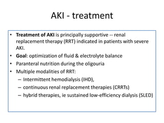 Continuous renal replacement therapy in AKI | PDF