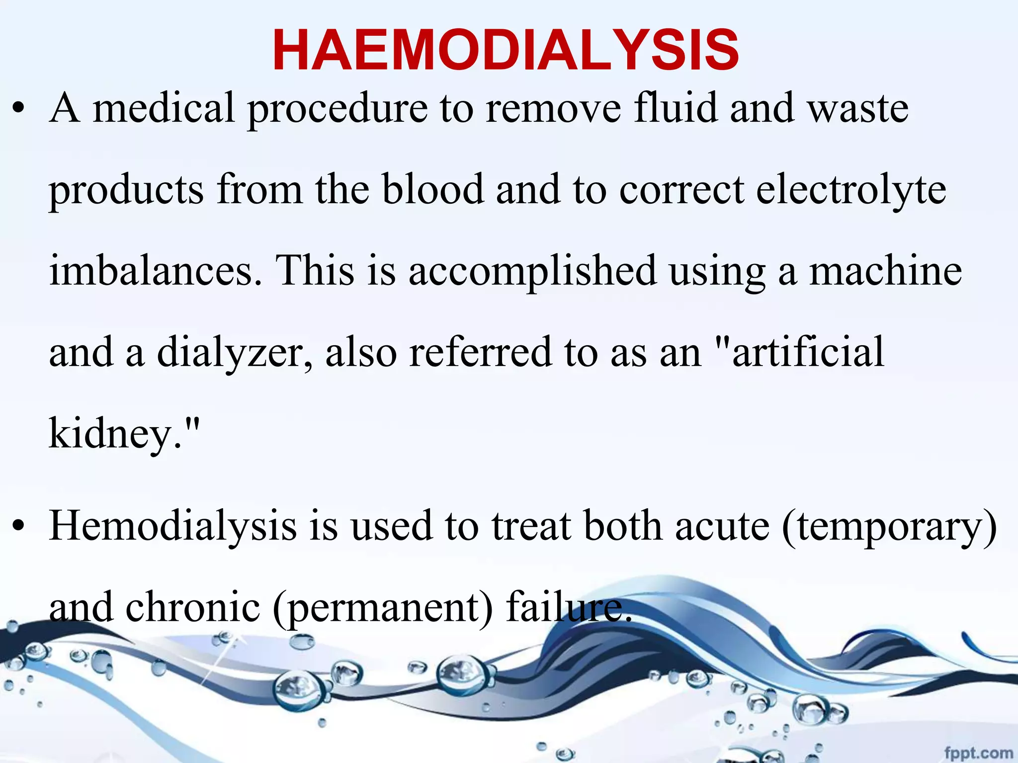 Continuous Renal Replacement Therapy | PPT