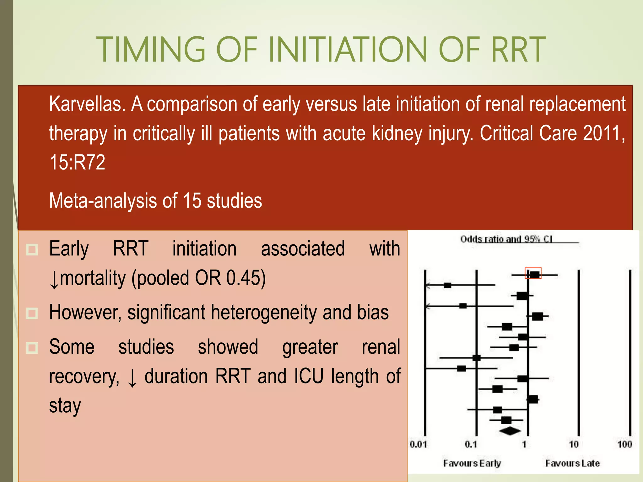 Continuous rrt and its role in critically ill patients [autosaved] | PPTX