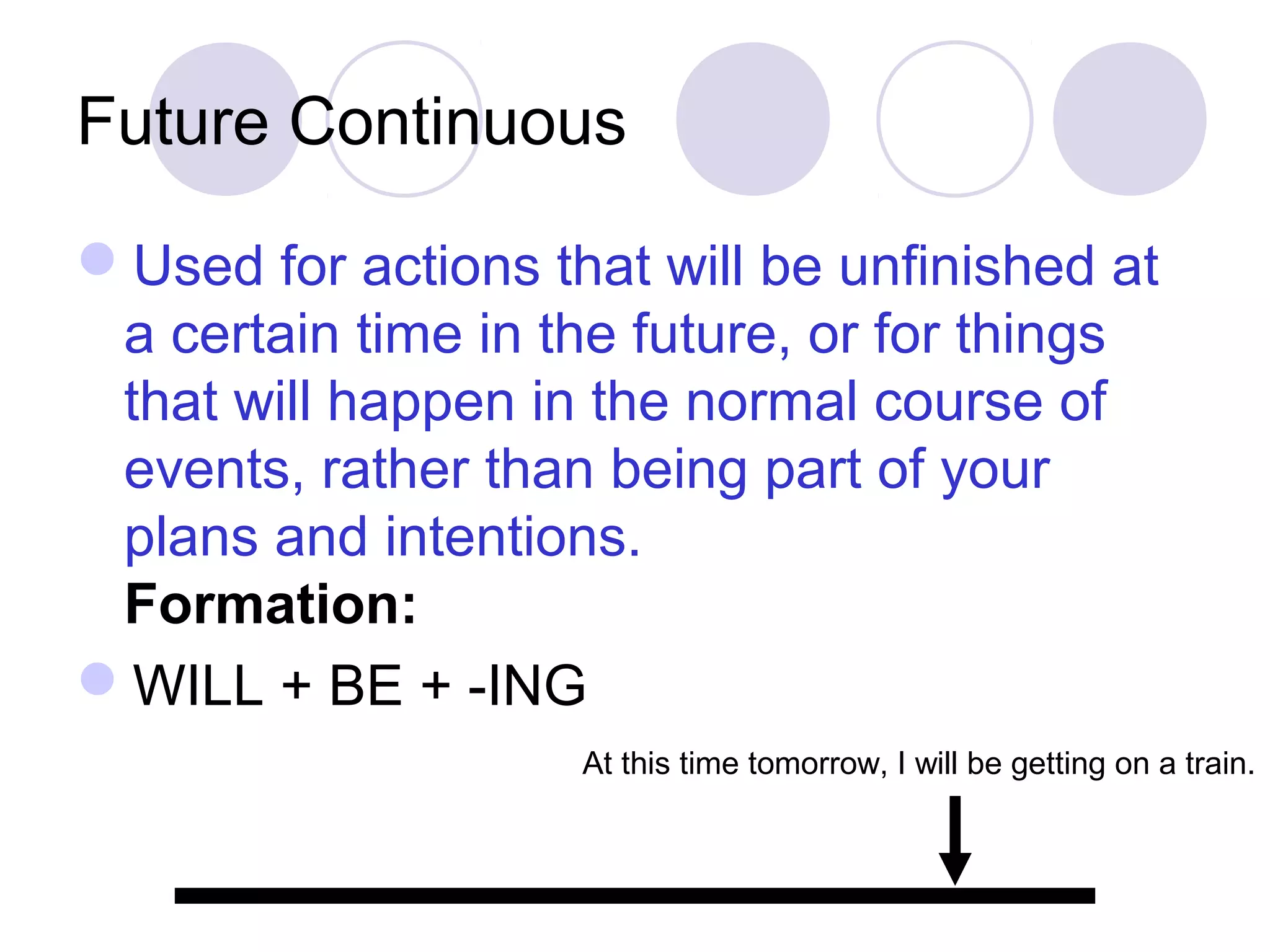 Continuous tenses | PPT