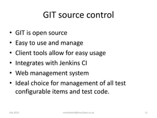 Continuous test automation | PPT