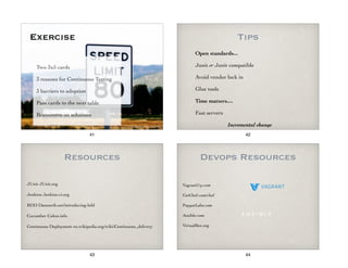 Continuous Testing | PDF | Web Development | Internet