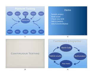 Continuous Testing | PDF