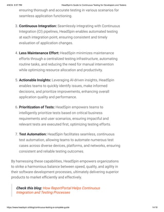 Mastering Continuous Testing: A Definitive Guide to Seamless Software ...
