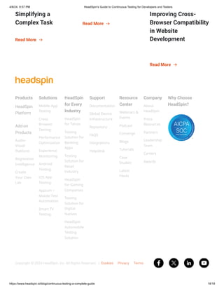 Mastering Continuous Testing: A Definitive Guide to Seamless Software ...