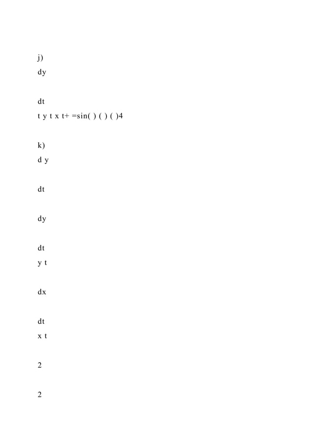 Continuous Time Convolution1. Solve the following for y(t.docx