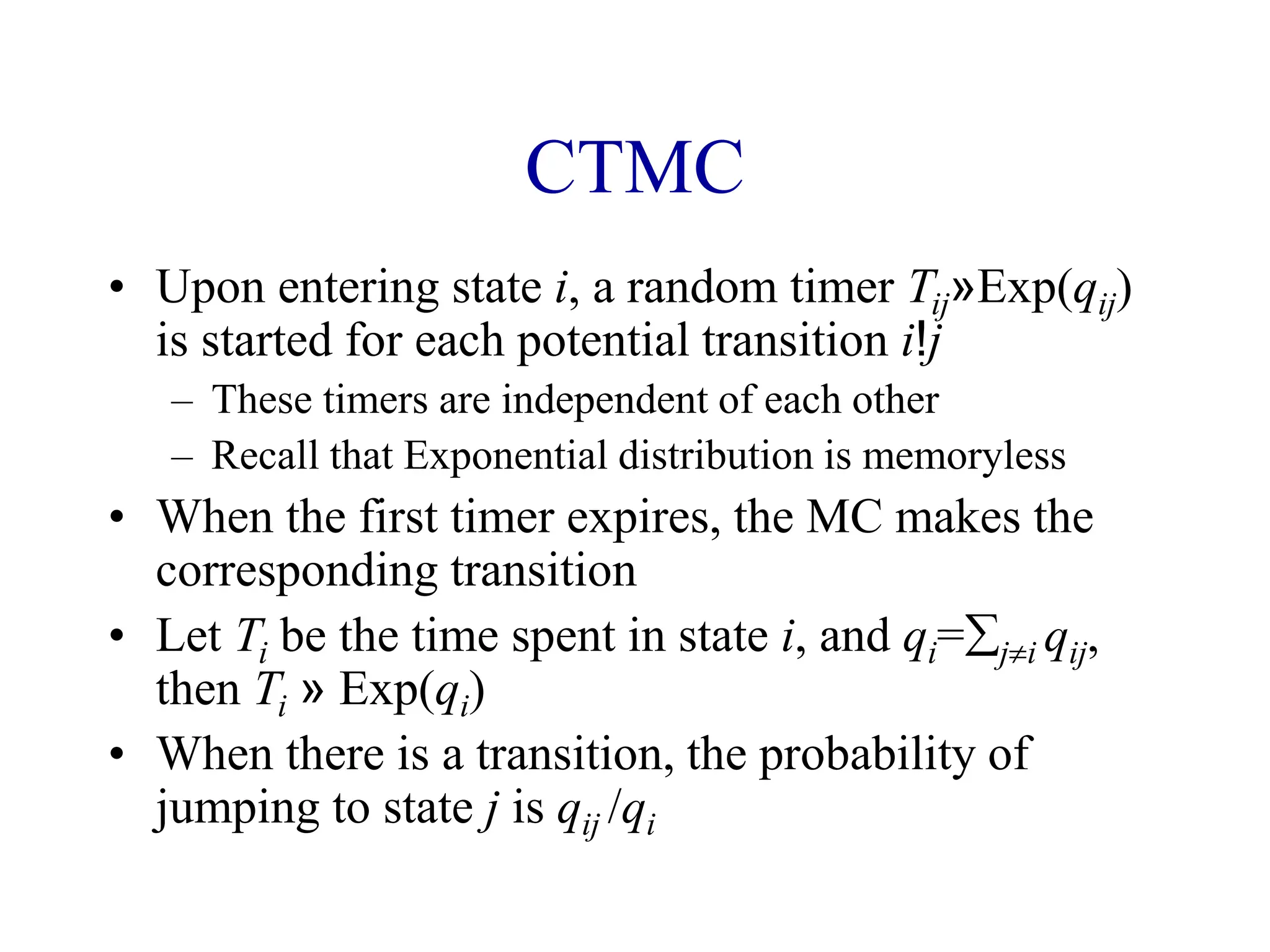 讨论：continuous Time Markov Chains And Basic Queueing Theory Ppt