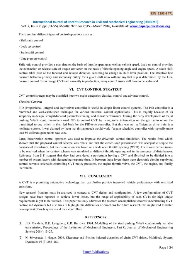 Continuous Variable Transmission | PDF Continuous Variable Transmission | PDF