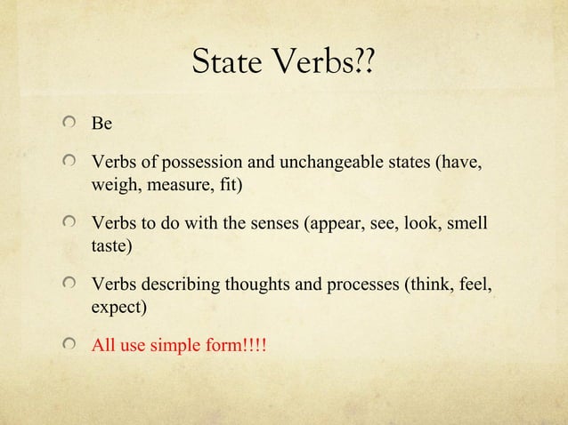 Continuous Verb Forms | PPT