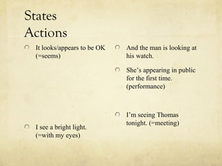 Continuous Verb Forms | PPT