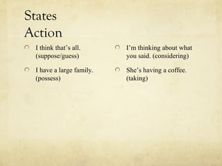 Continuous Verb Forms | PPT