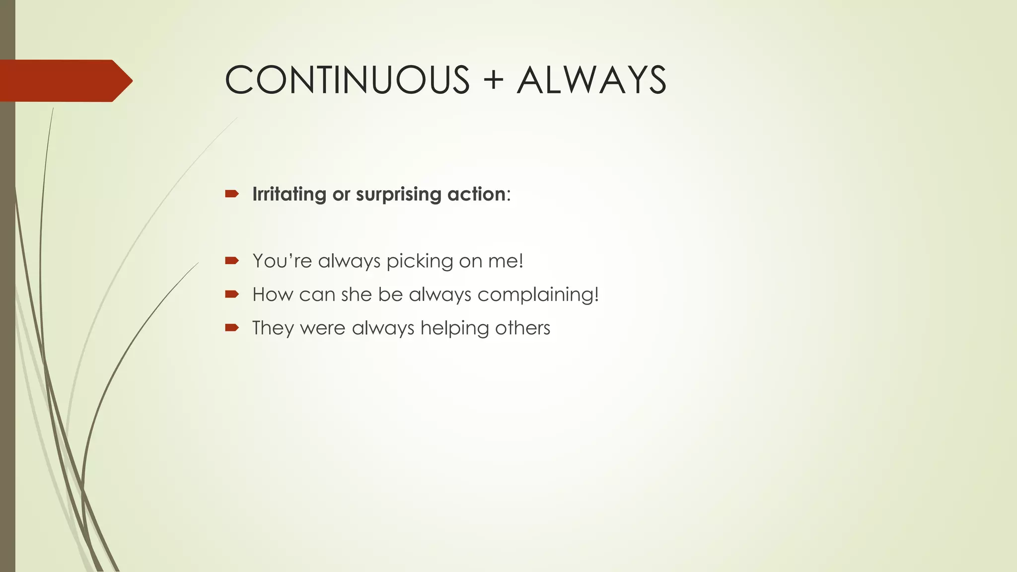 Continuous verb forms | PPT