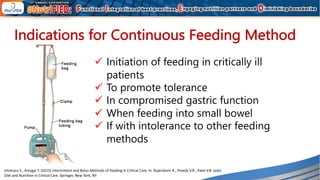 Continuous vs bolus tube feeding: metabolic and circadian consequences ...