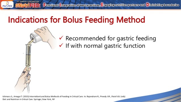 Continuous vs bolus tube feeding: metabolic and circadian consequences