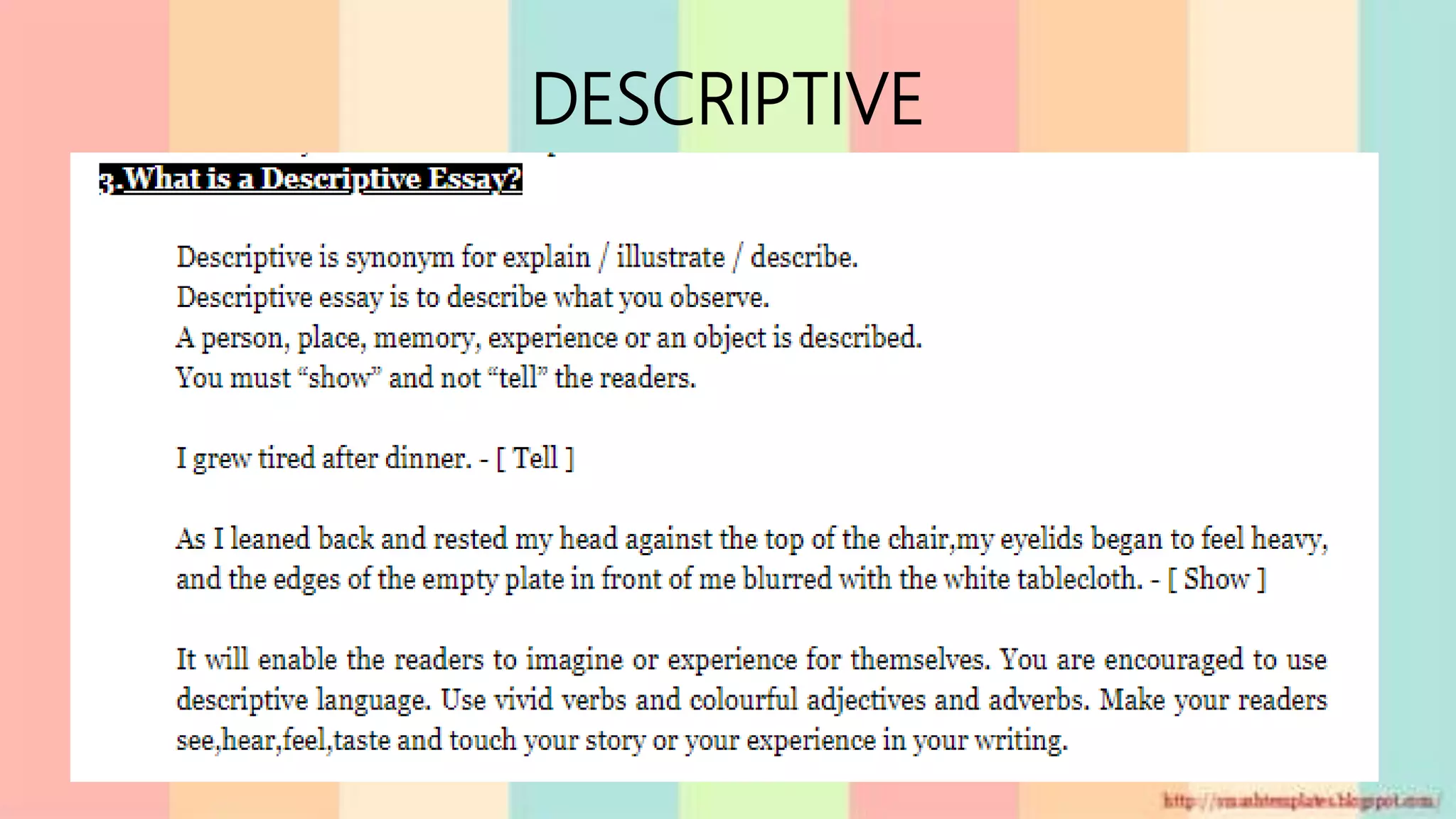 Types of essay in Continuous Writing - SPM | PPT