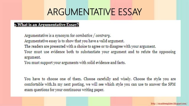 Types of essay in Continuous Writing - SPM | PPT