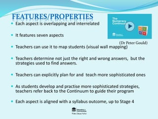 Numeracy Continuum course | PPTX