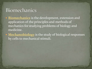 Continuum Biomechanics of Soft Tissue | PPTX