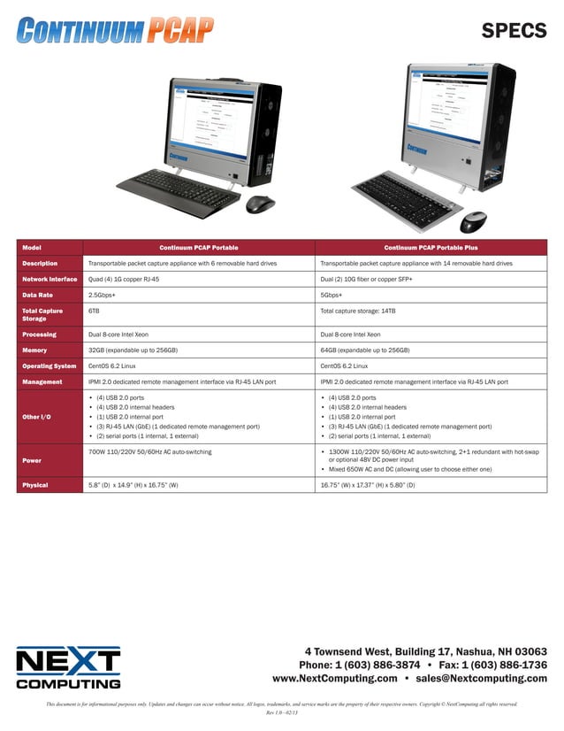 Continuum PCAP | PDF