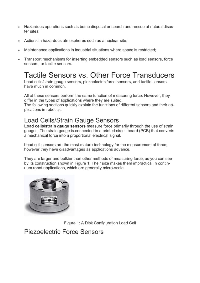 Continuum Robots and Tactile Sensors | PDF