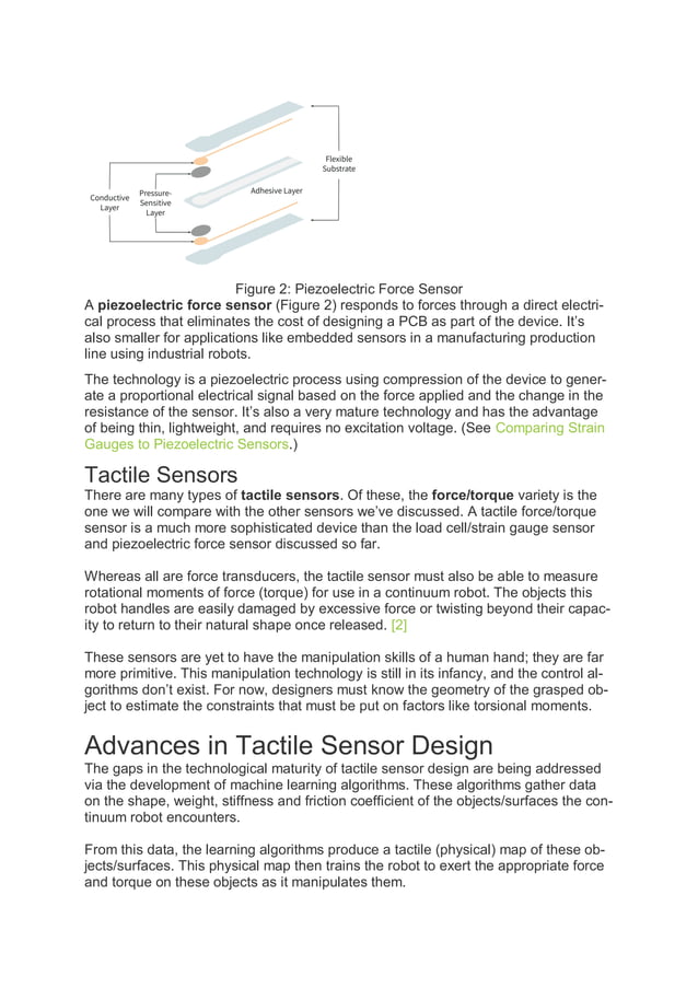Continuum Robots and Tactile Sensors | PDF