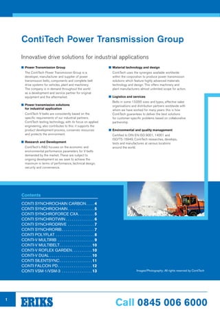 ContiTech brochure 2015 | PDF