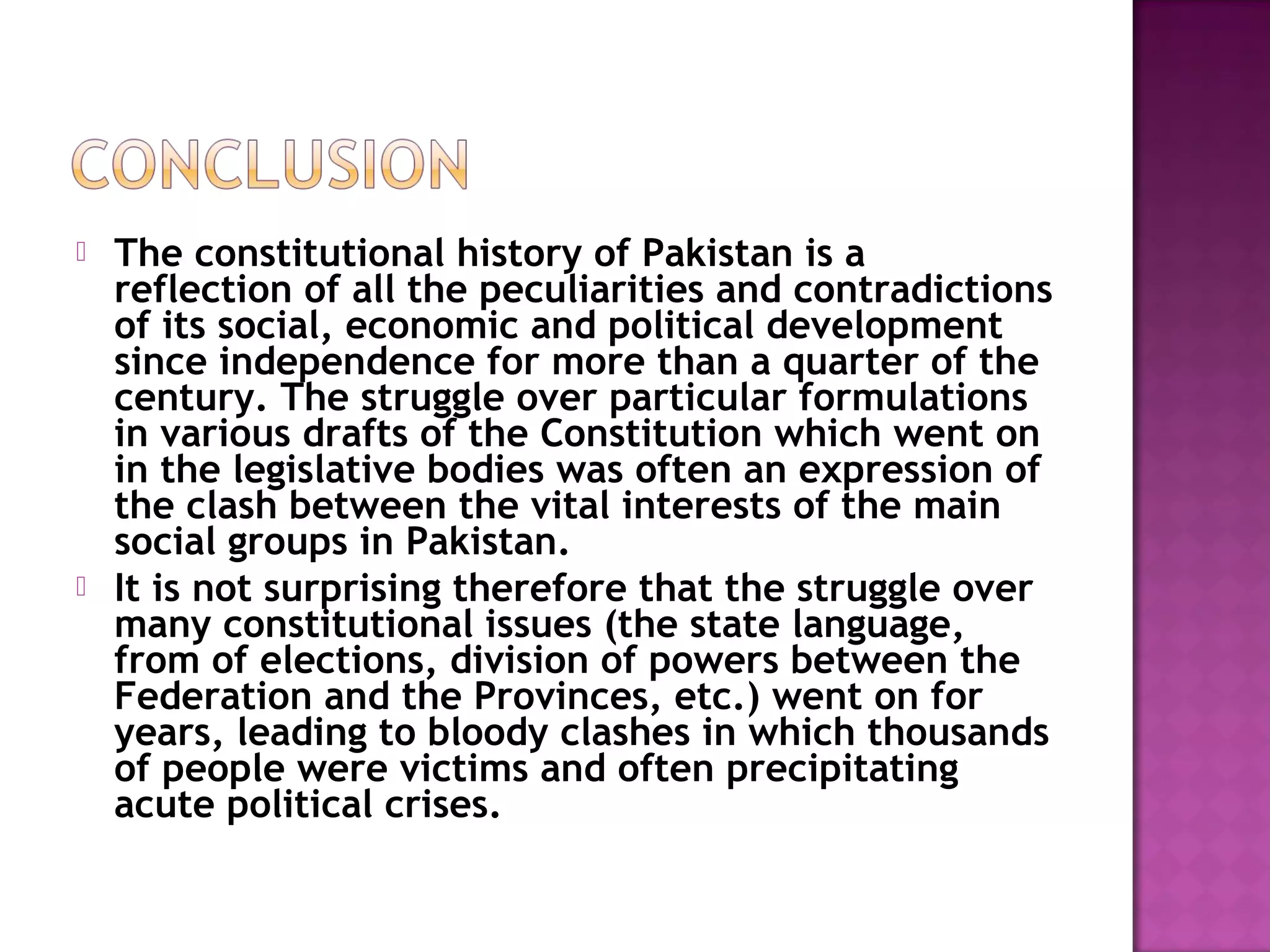Constitutional development | PPT