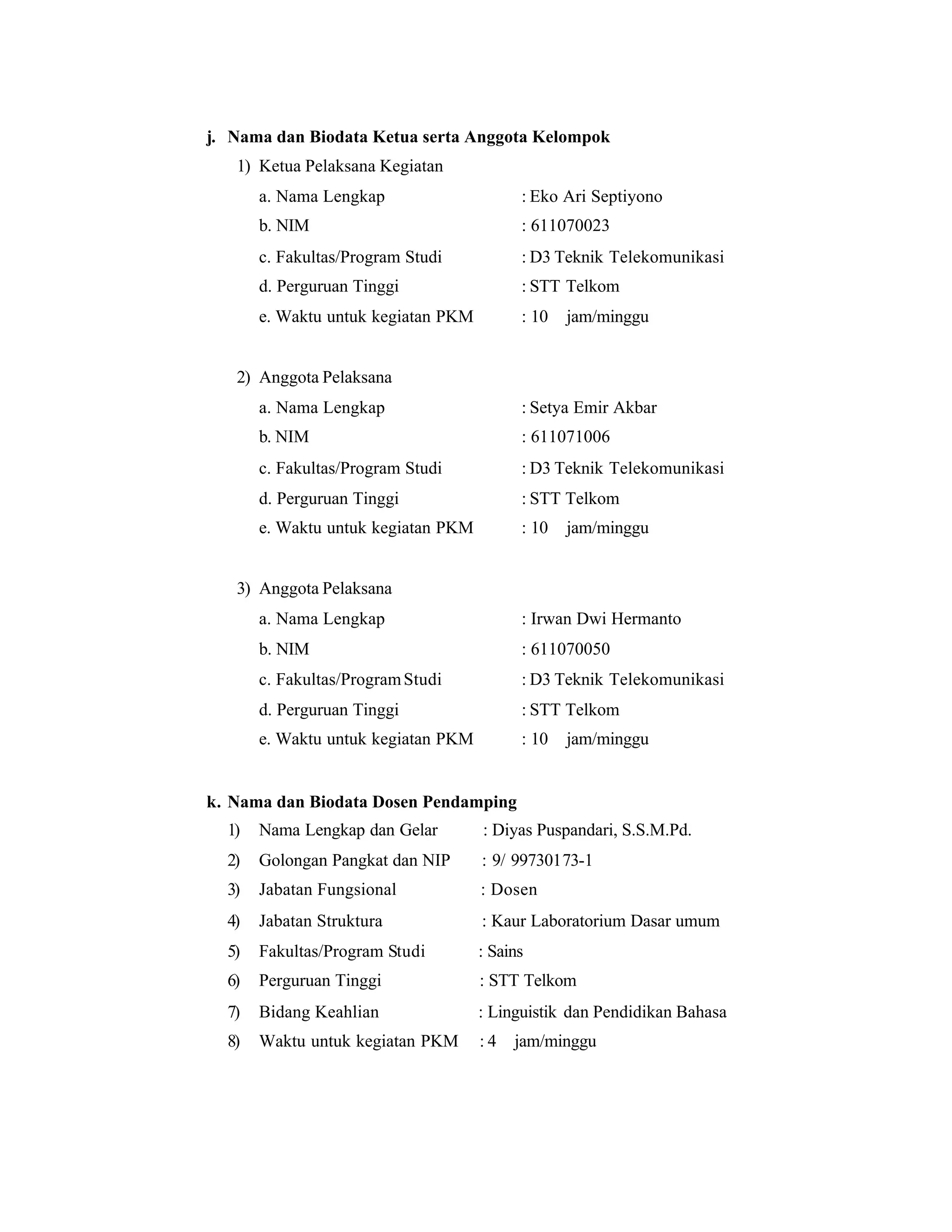 Contoh proposal pkm kewirausahaan | PDF