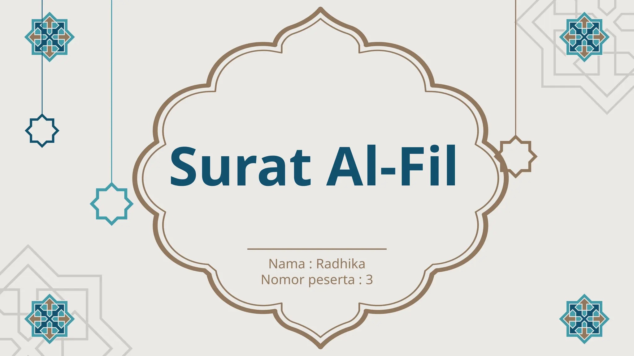 Penulisan surat Al fill dalam power point | PPTX