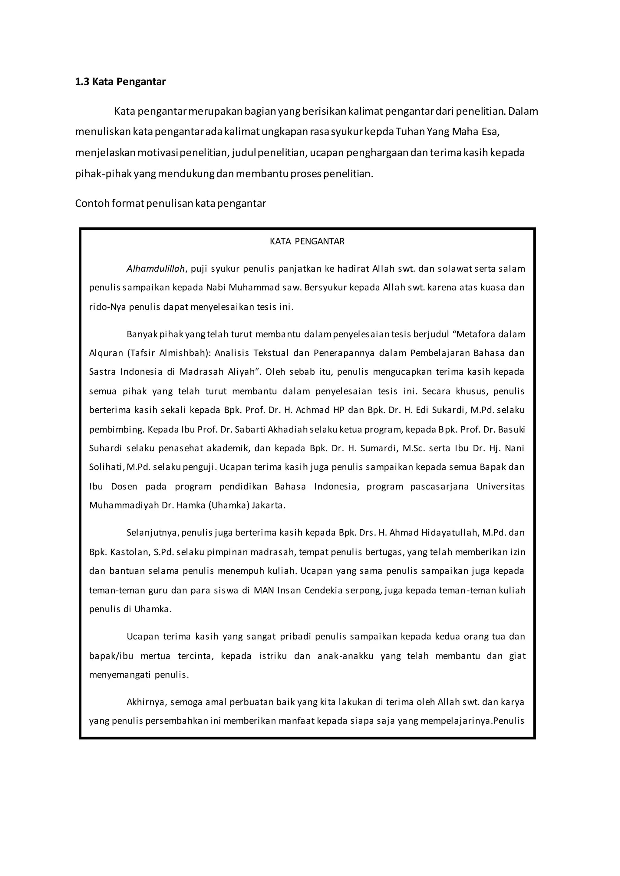 CONTOH FORMAT COVER UNTUK KIR | DOCX