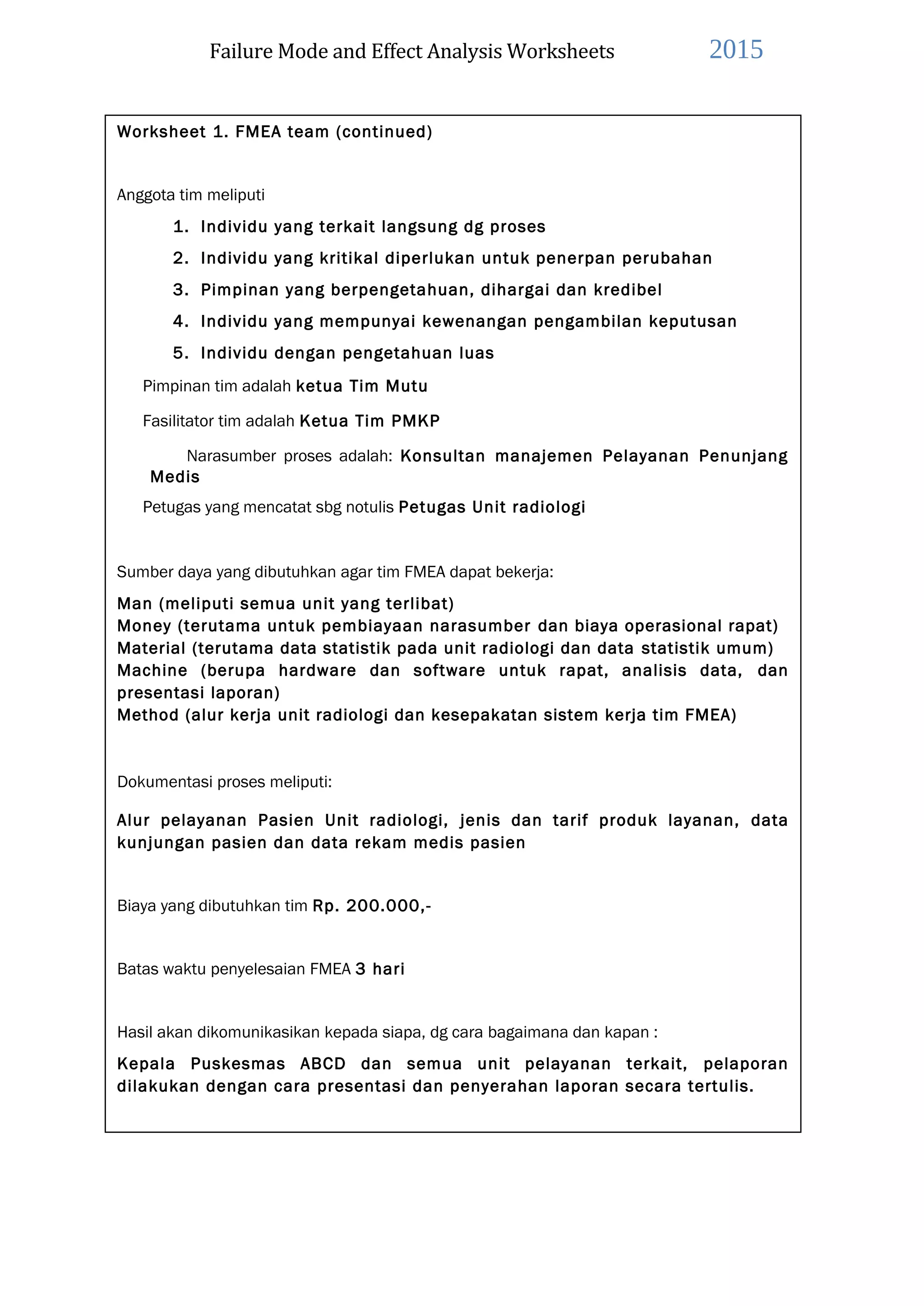 Contoh fmea-radiologi | DOC