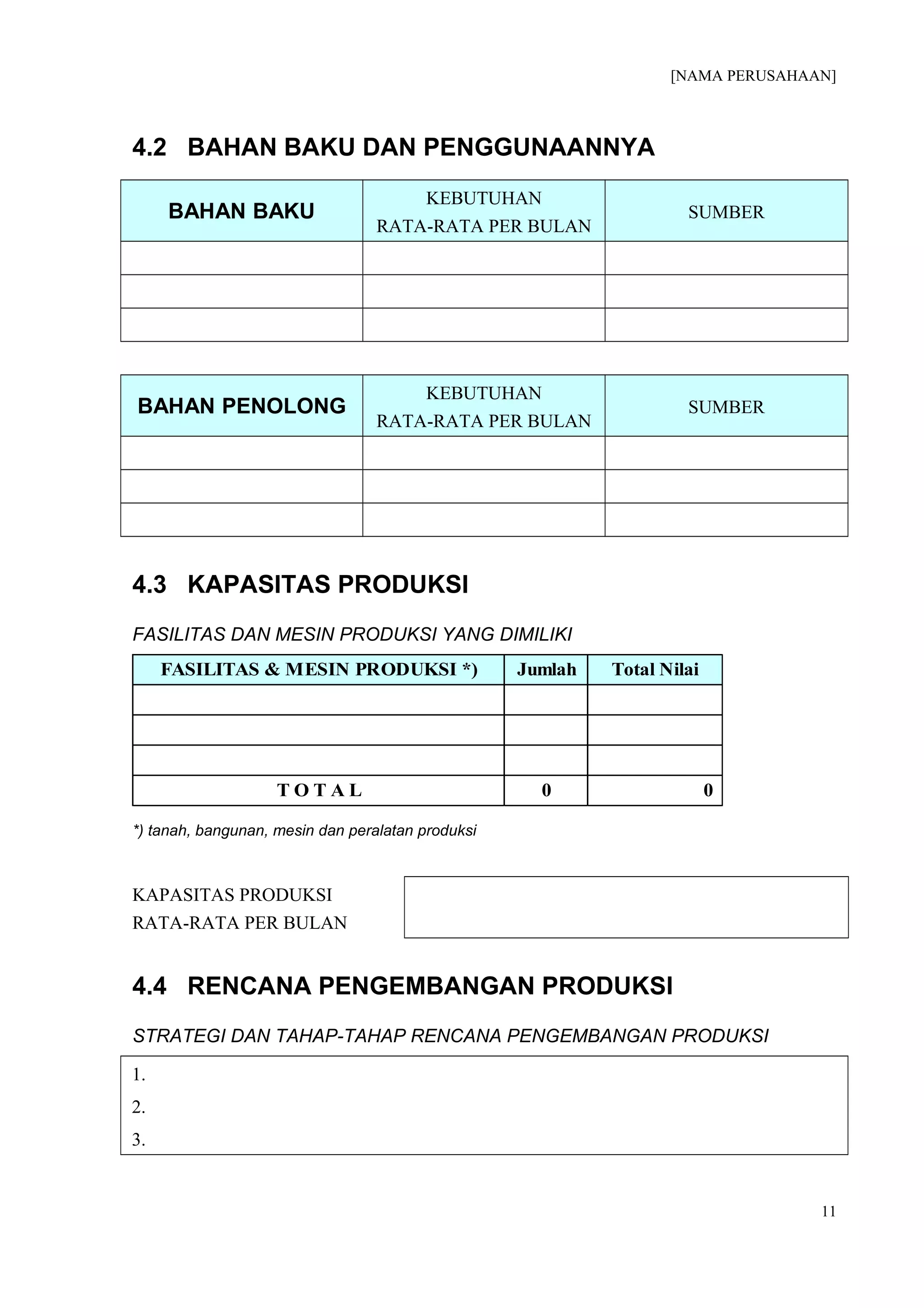 Contoh form-proposal-business-plan | DOC