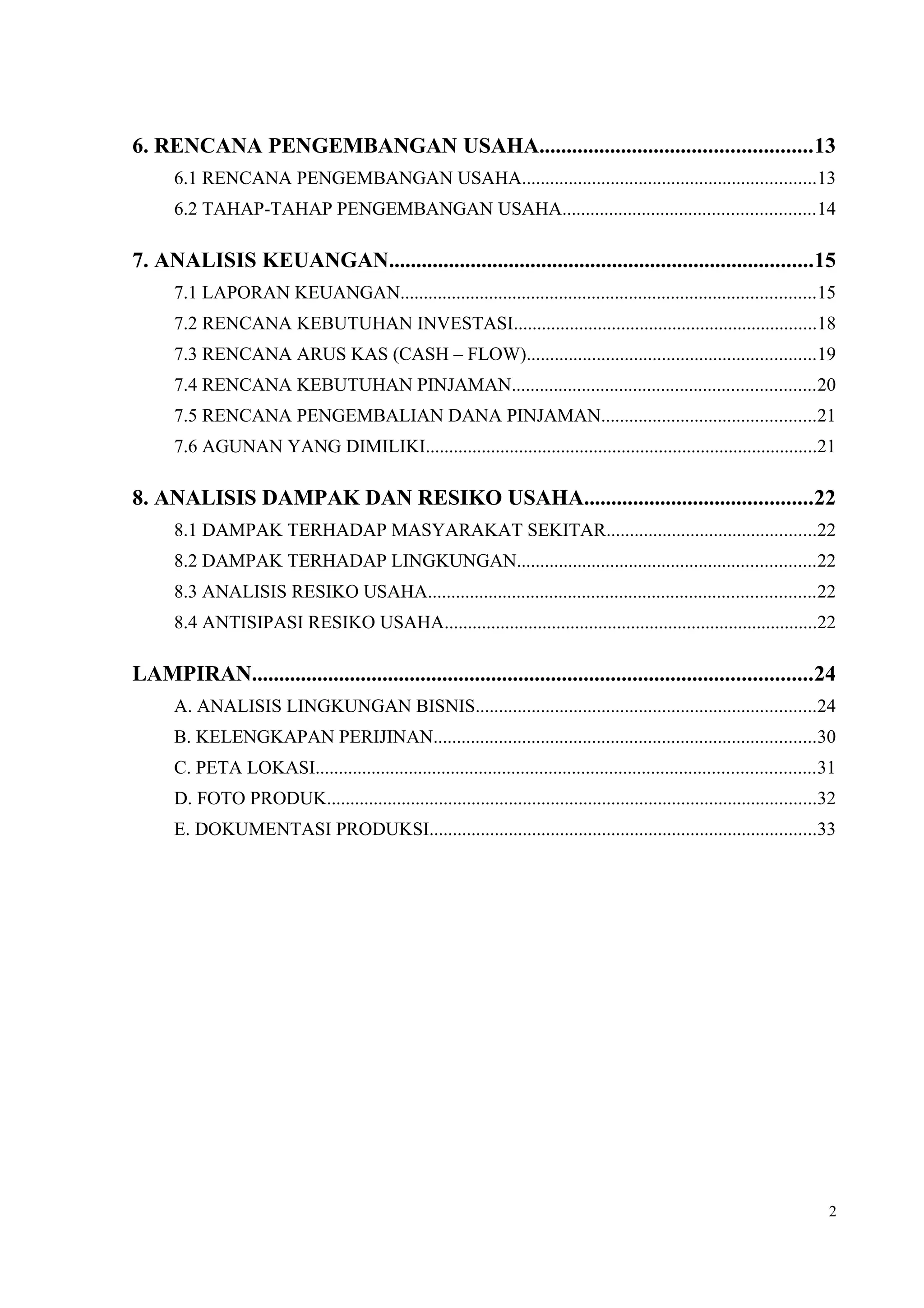 Contoh form-proposal-business-plan | DOC