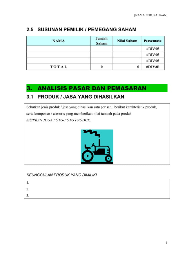 Contoh form-proposal-business-plan | DOC