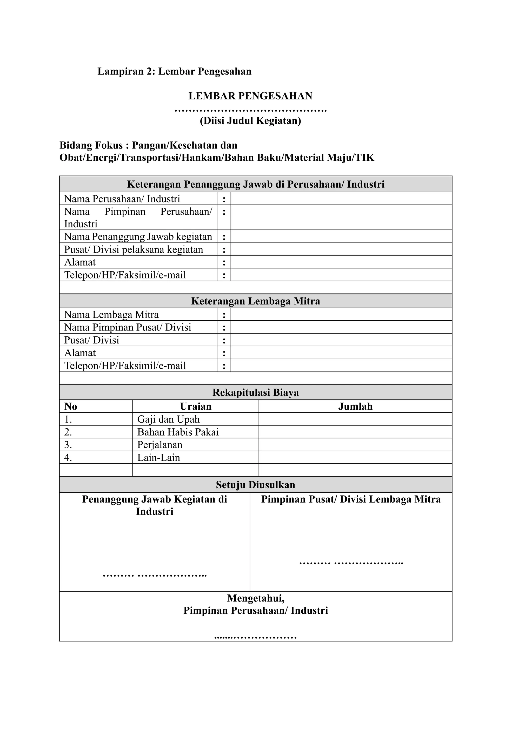 Contoh format-proposal-pendanaan-inovasi-2019 | PDF