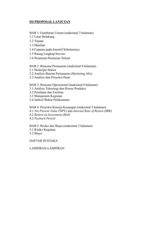 Contoh format-proposal-pendanaan-inovasi-2019 | PDF