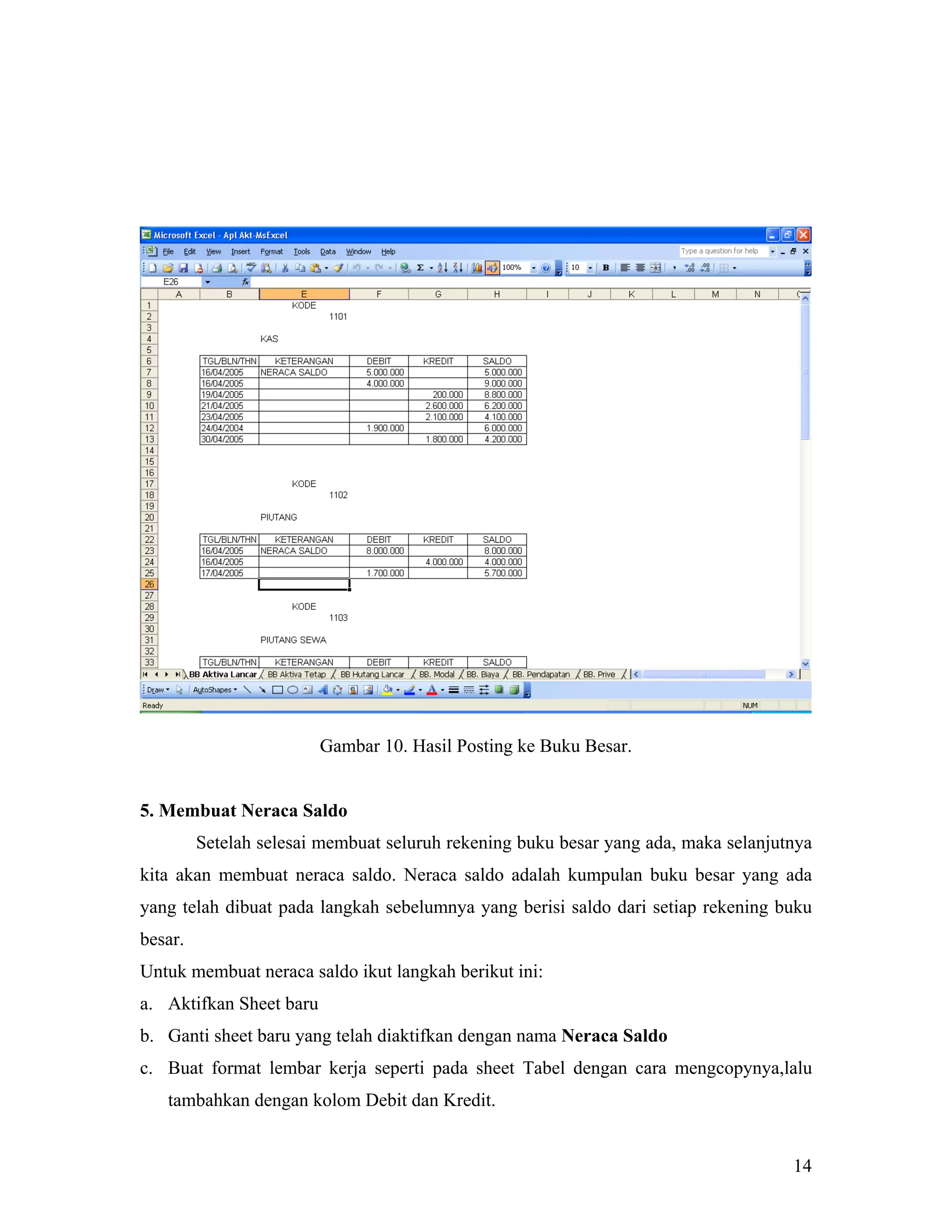 Contoh jurnal-akuntansi-excel | PDF