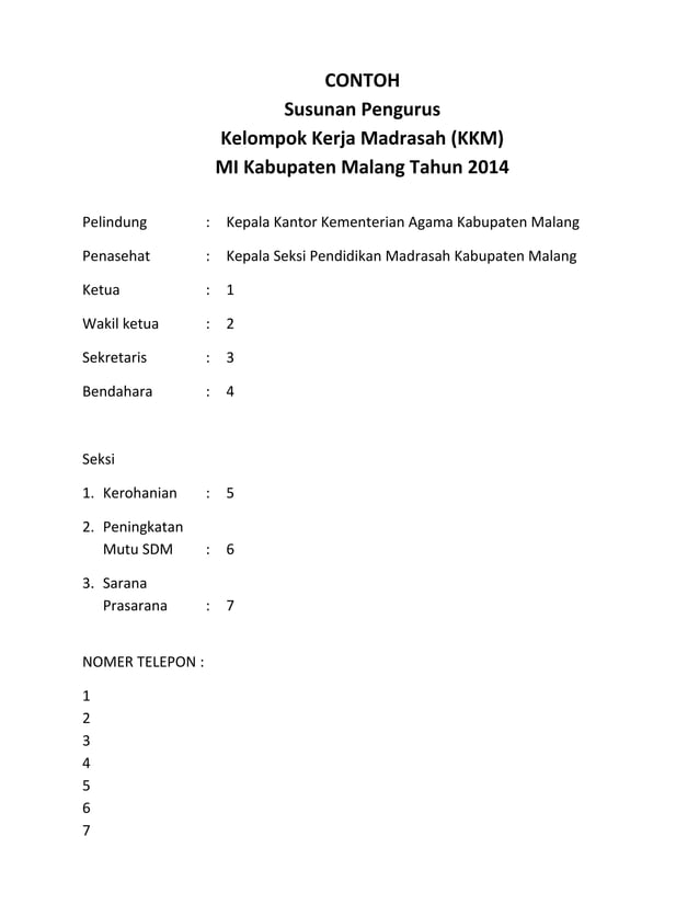 Contoh kkm-mi | PDF