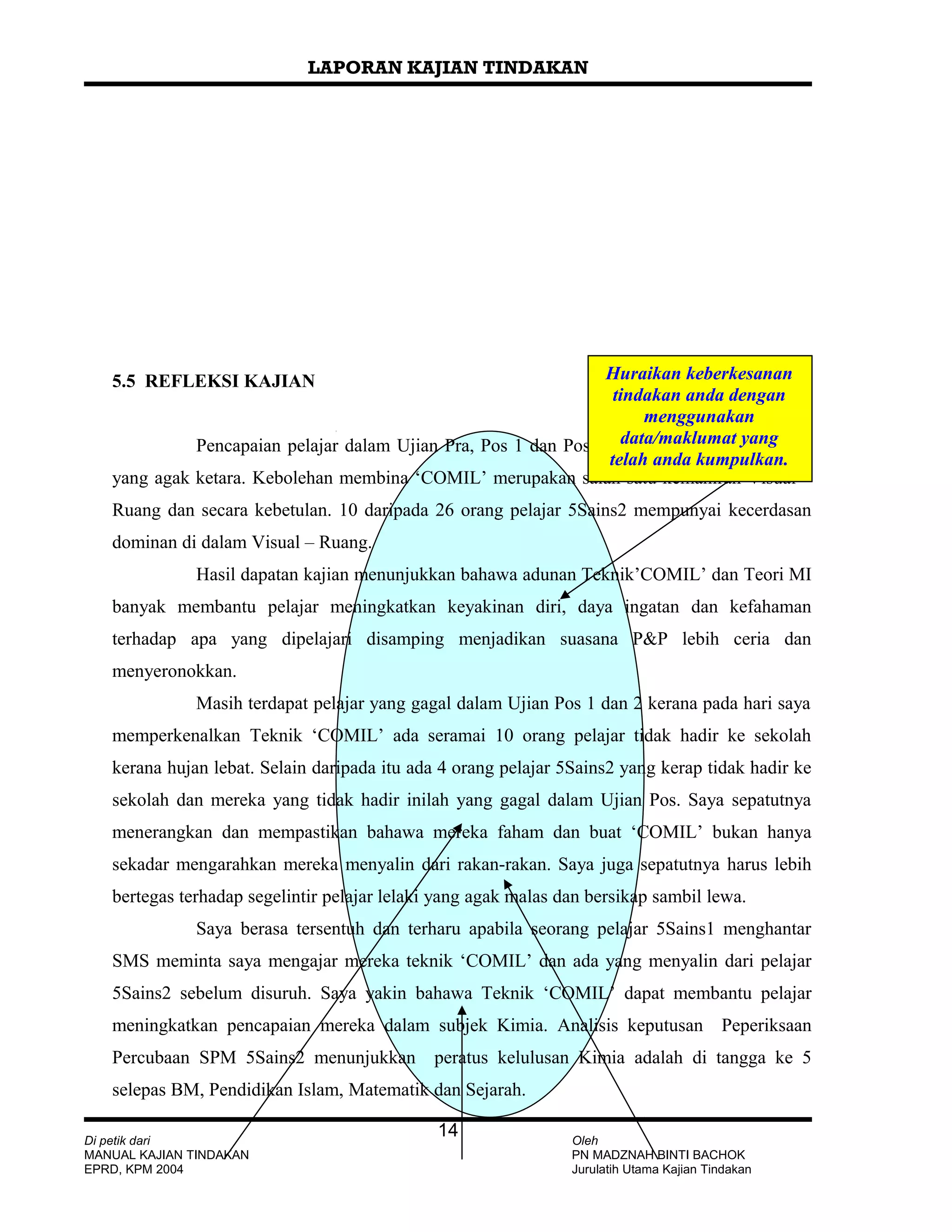 Contoh laporan-kajian-tindakan (1) | DOC