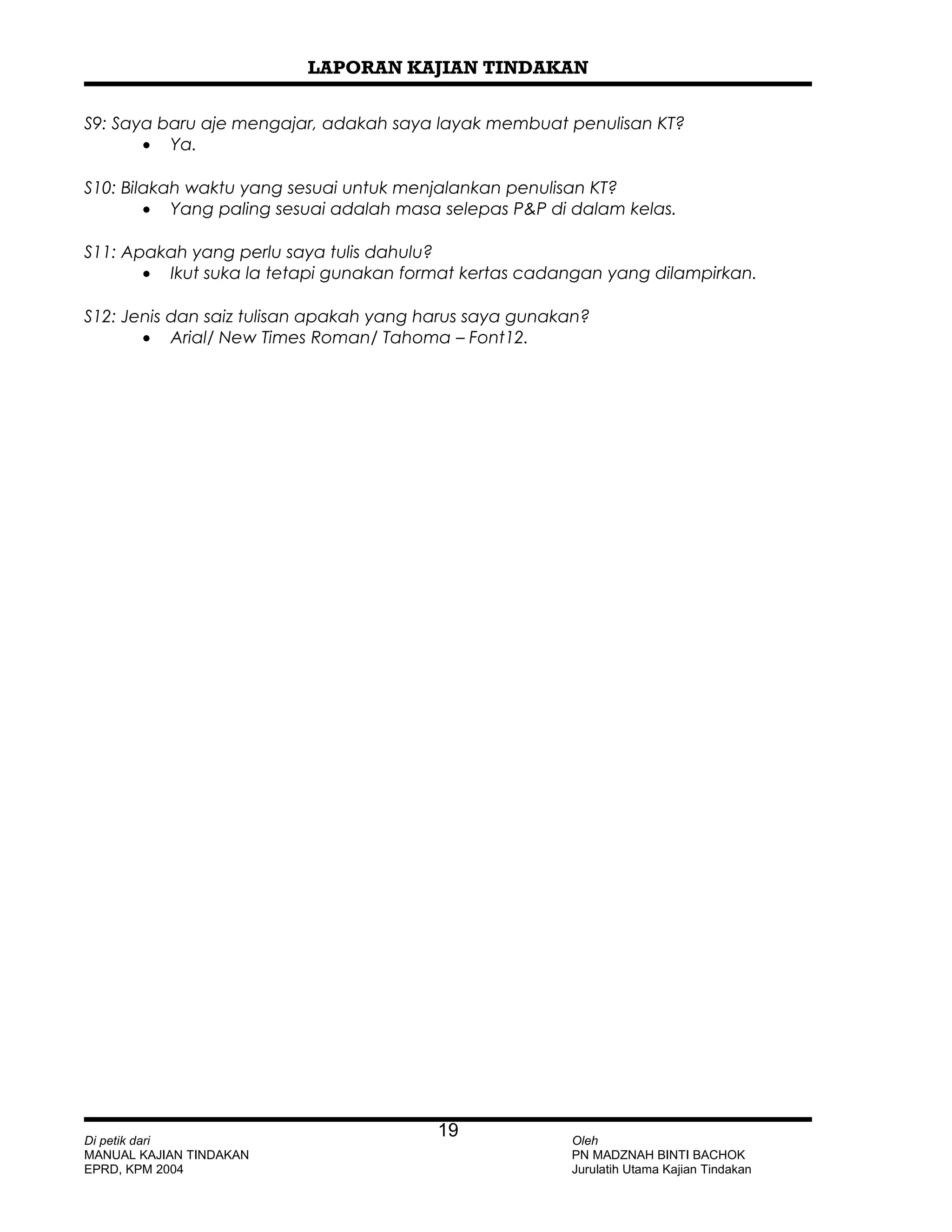 Contoh laporan-kajian-tindakan (1) | DOC