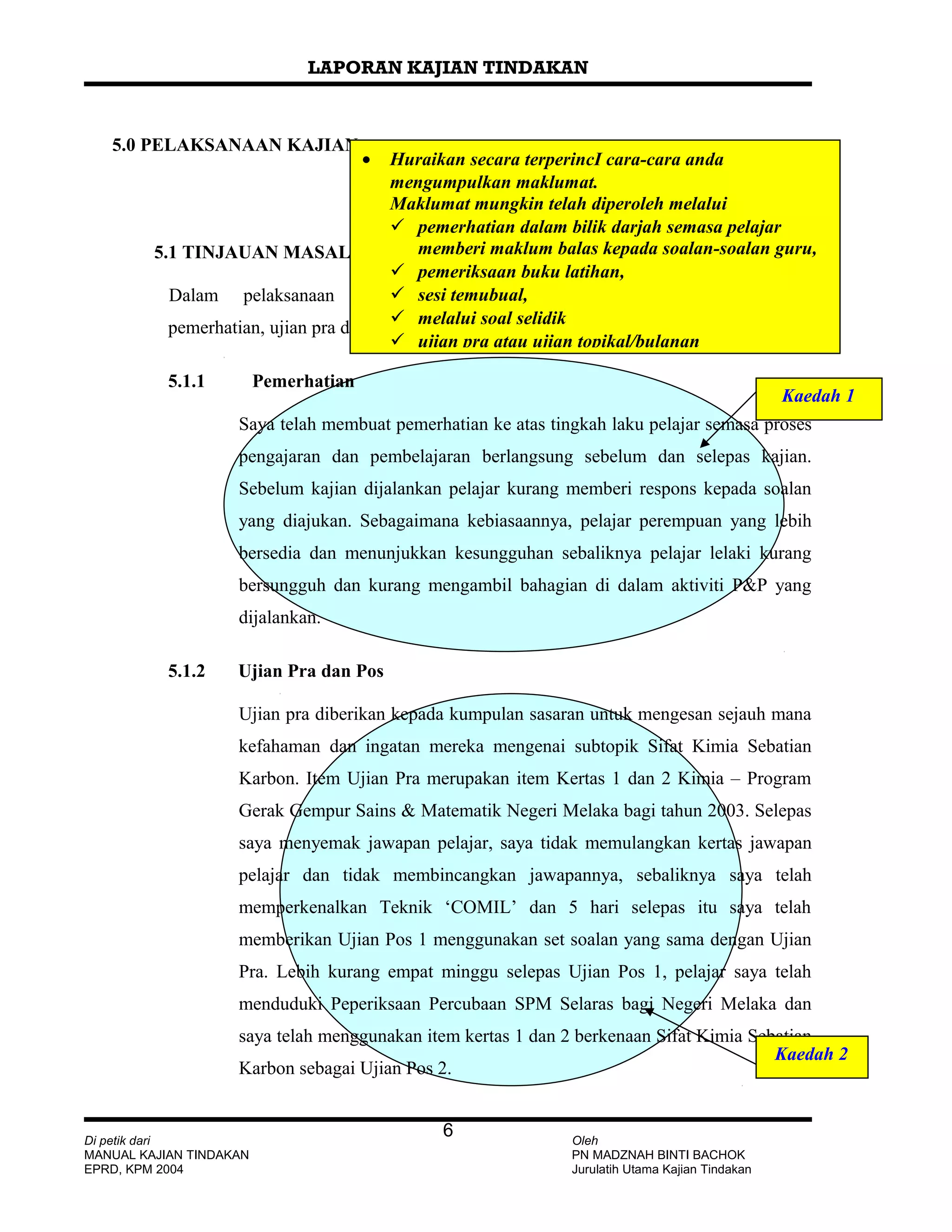 Contoh laporan-kajian-tindakan (1) | DOC