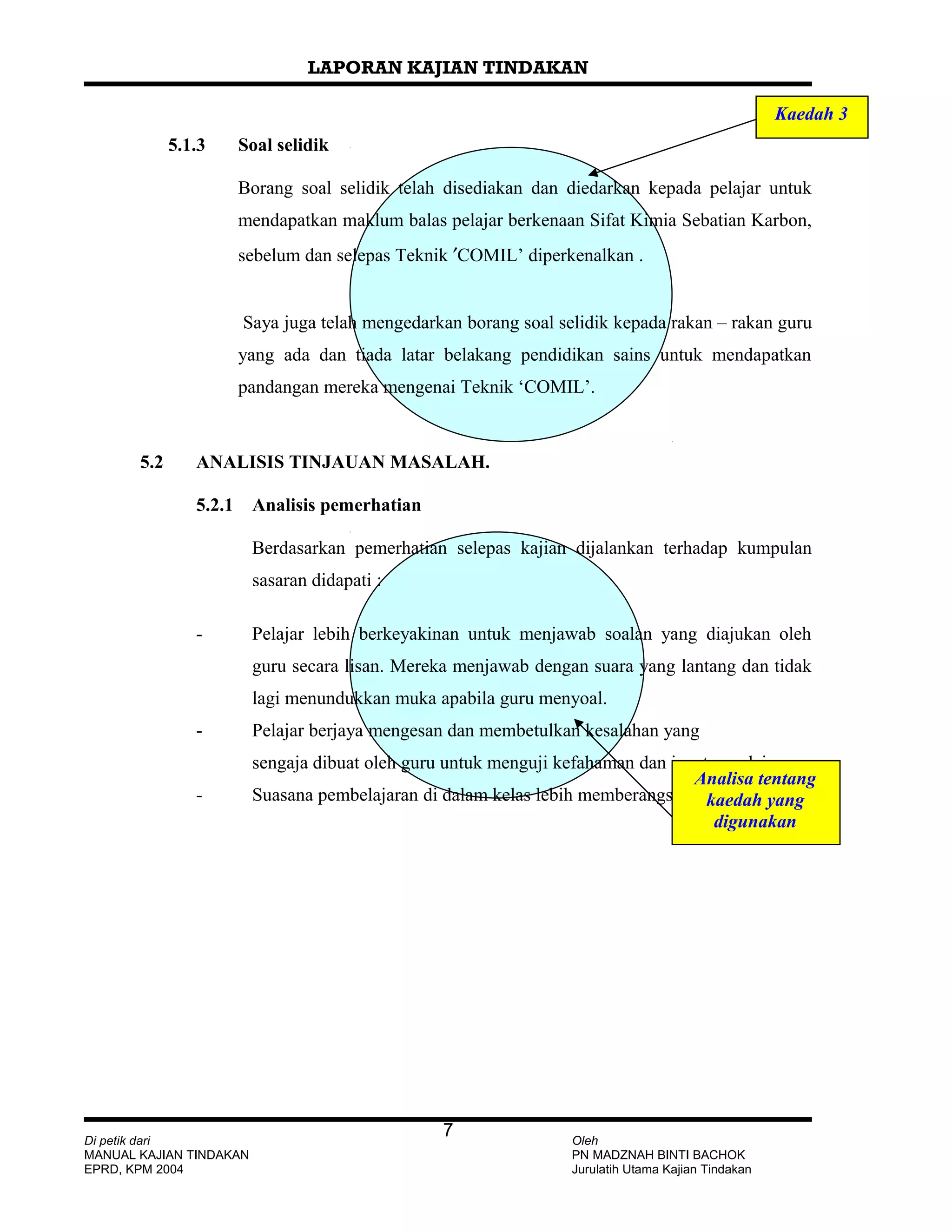 Contoh laporan-kajian-tindakan (1) | DOC