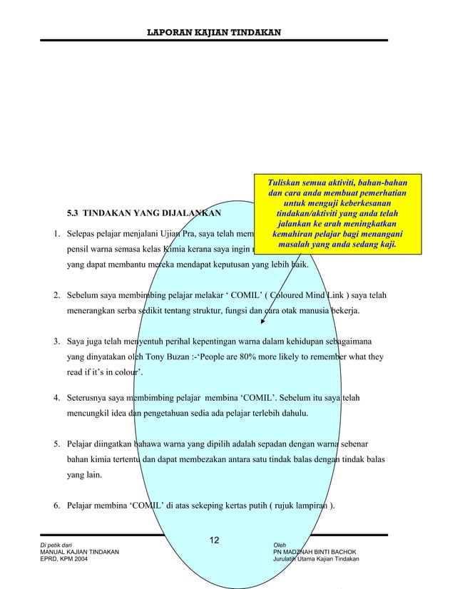 Contoh laporan-kajian-tindakan (1) | DOC