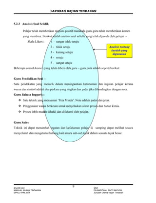 Contoh laporan-kajian-tindakan (1) | DOC