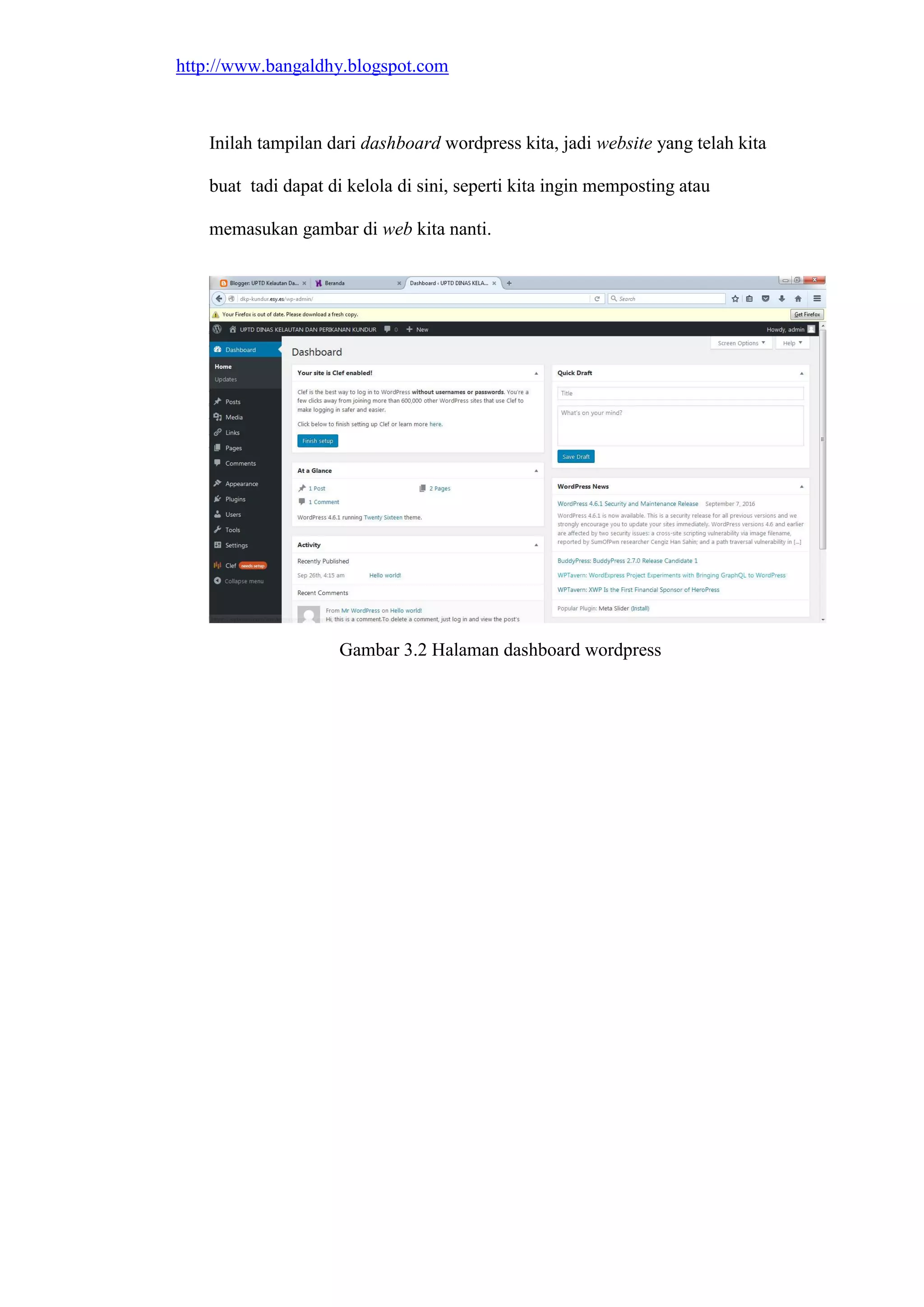 Contoh laporan-prakerin-tkj-membuat-website | PDF
