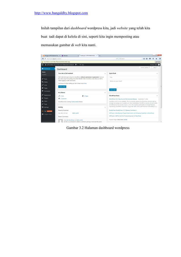 Contoh laporan-prakerin-tkj-membuat-website | PDF